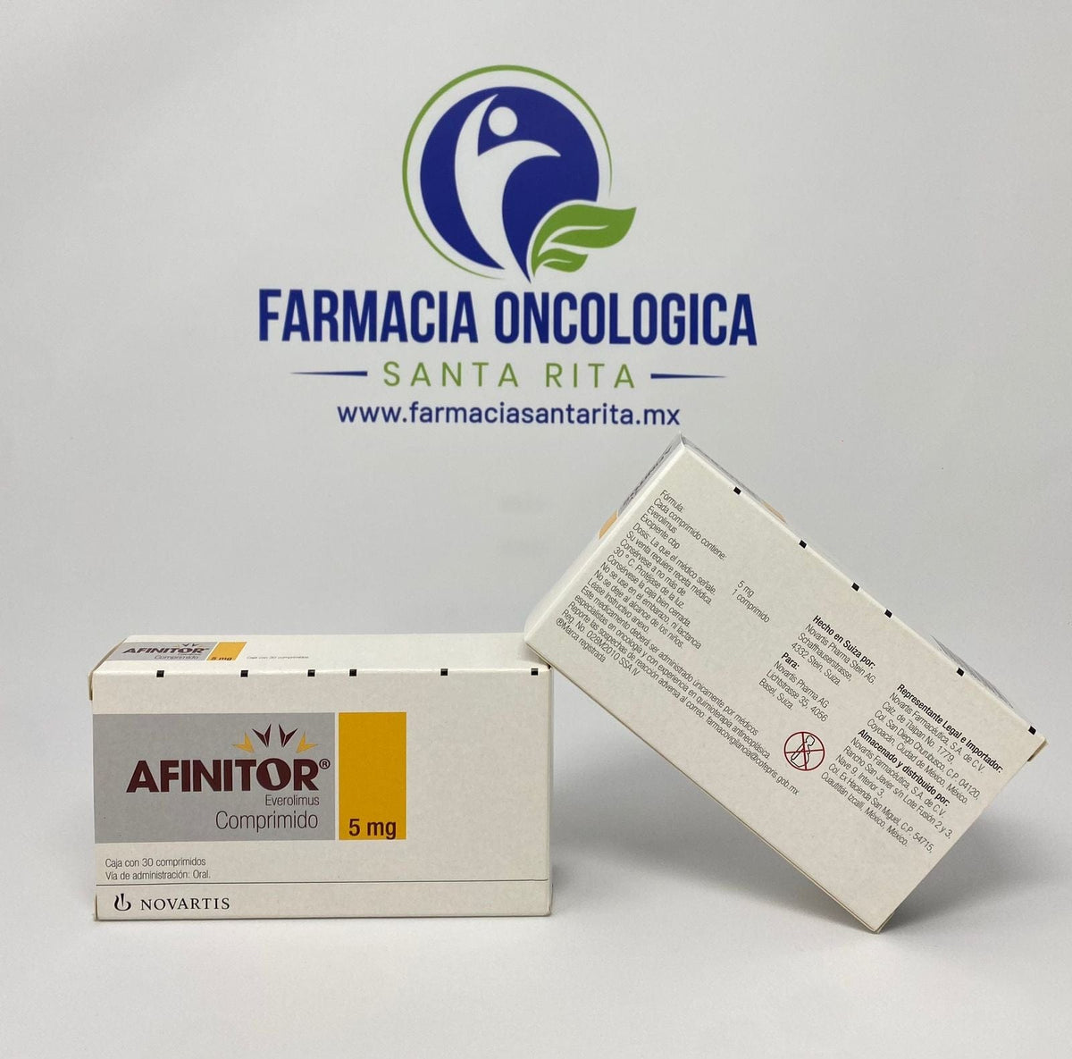 Afinitor 5 mg con 30 tabletas - Everolimus 5 mg con 30 tabletas – Farmacia Oncológica Santa Rita