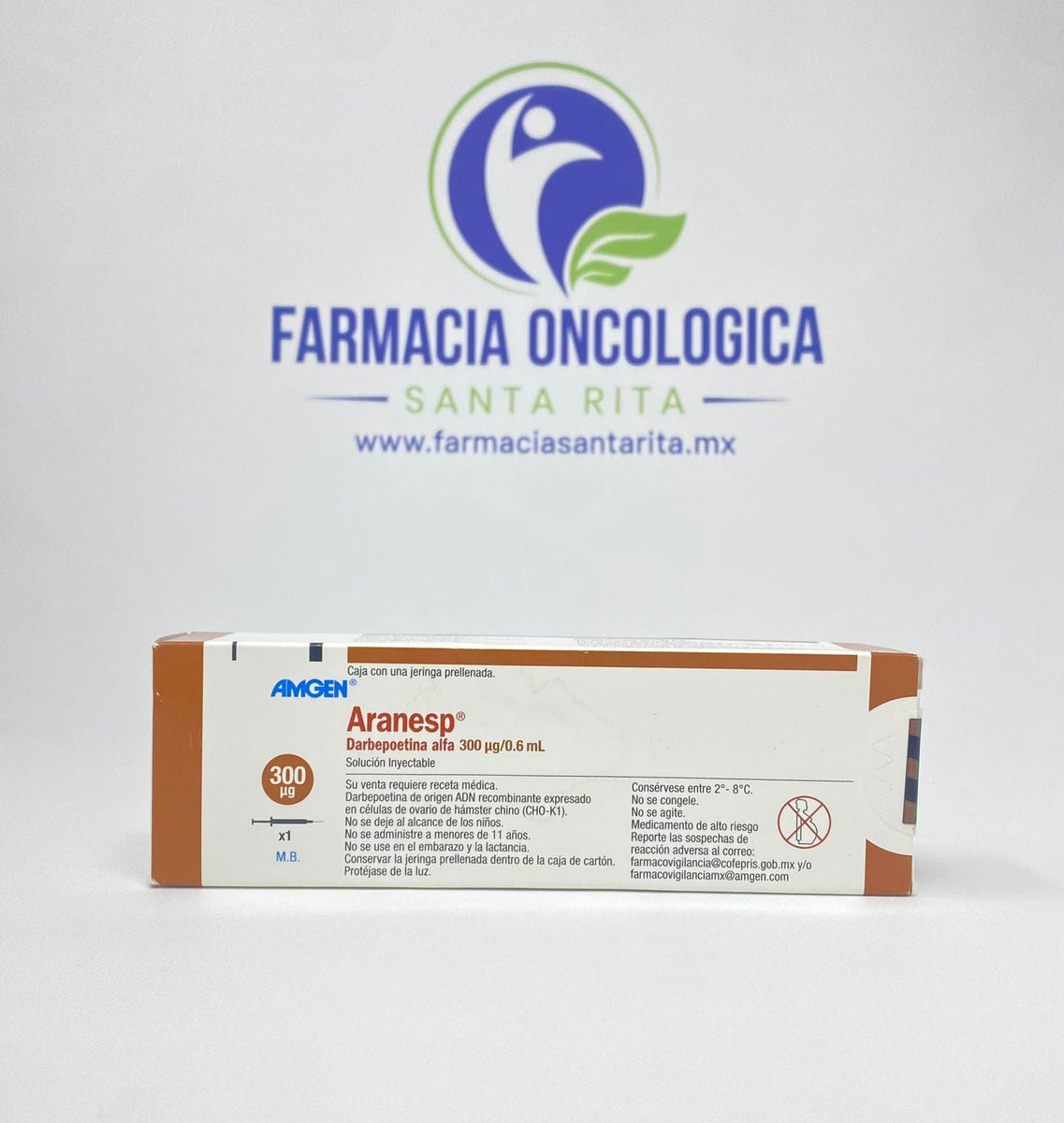 Aranesp 300mcg - Darbepoetina Alfa – Farmacia Santa Rita