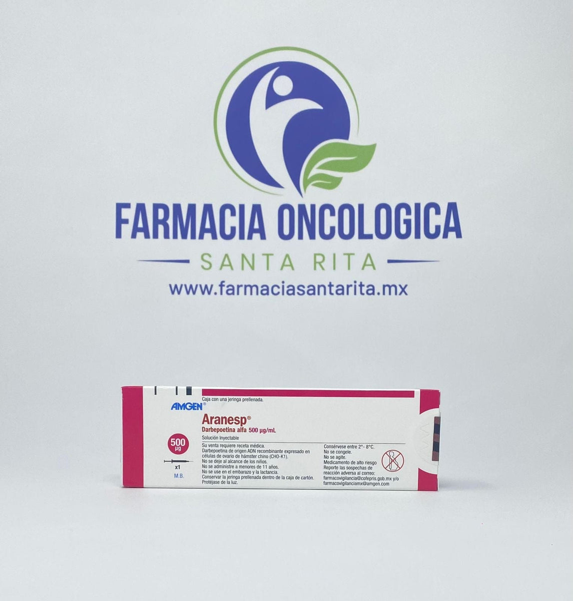 Aranesp 500mcg - Darbepoetina Alfa – Farmacia Santa Rita