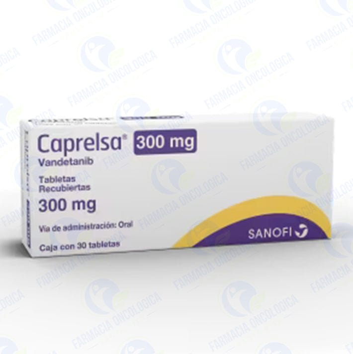 Caprelsa 300 mg con 30 tabletas - Vandetanib 300 mg con 30 tabletas ...