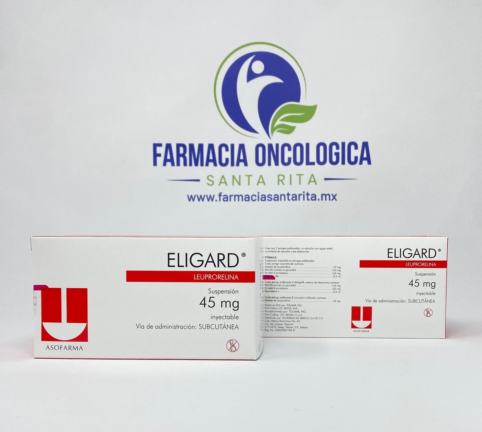 Eligard 45mg - Leuprorelina – Farmacia Santa Rita