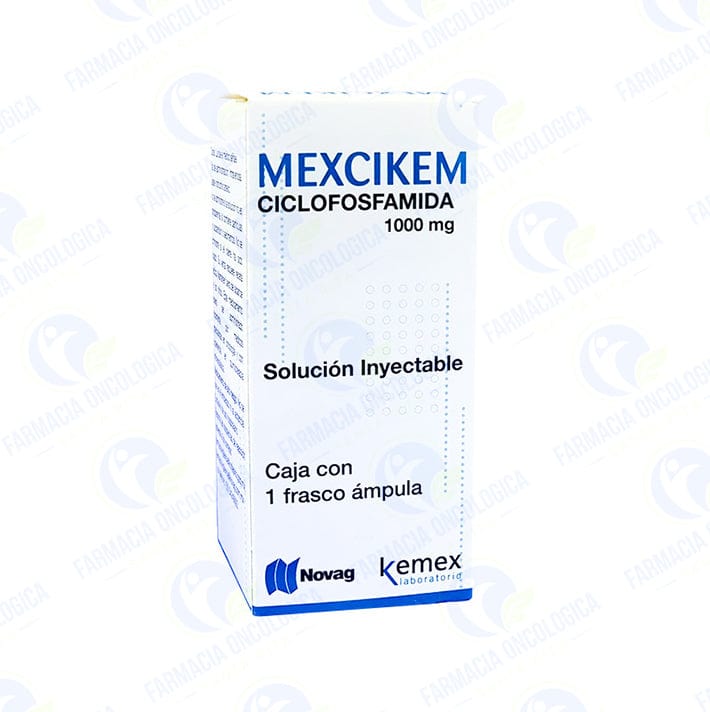 Mexcikem 1,000 mg inyectable - Ciclofosfamida 1,000 mg inyectable ...