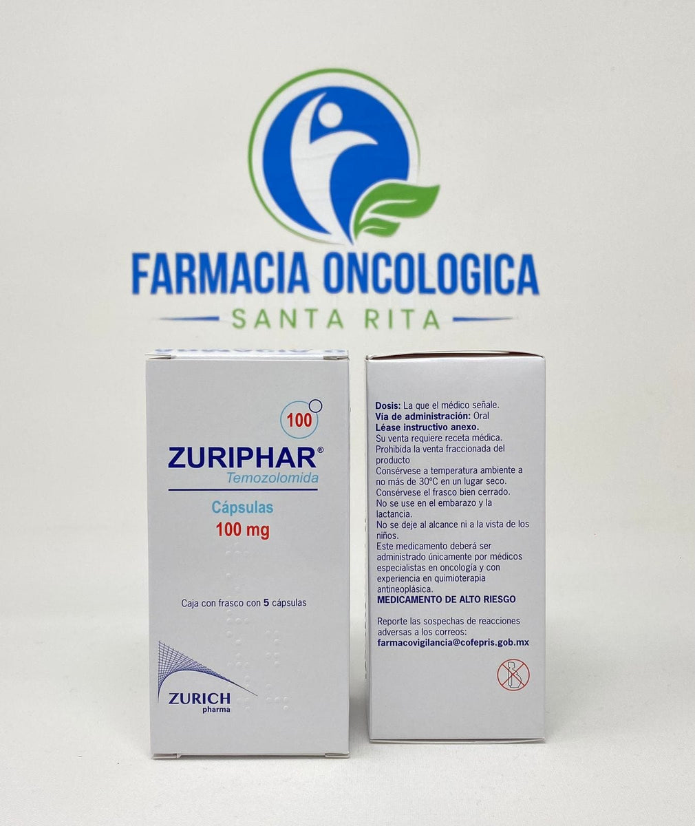 Zuriphar 100mg - Temozolomida – Farmacia Santa Rita