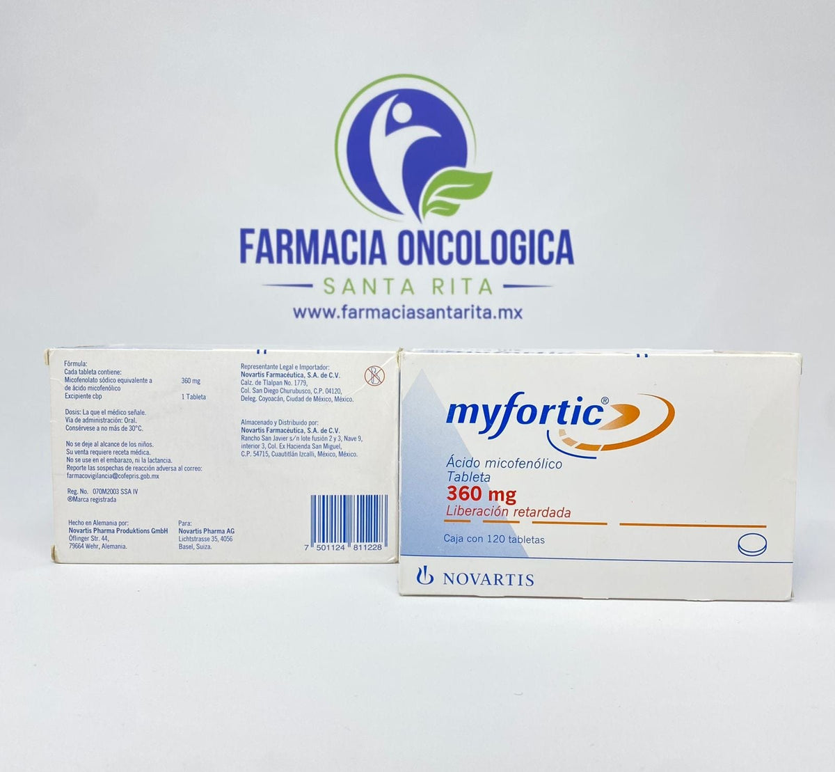 Myfortic 360 mg con 120 tabletas - Acido Micofenolico 360 mg 120 tab ...