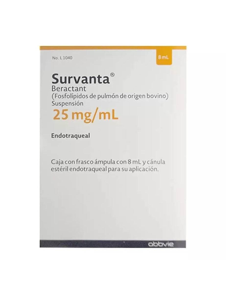 Survanta 200 mg / 8 mL suspension inyectable - Beractant 200 mg / 8 mL ...